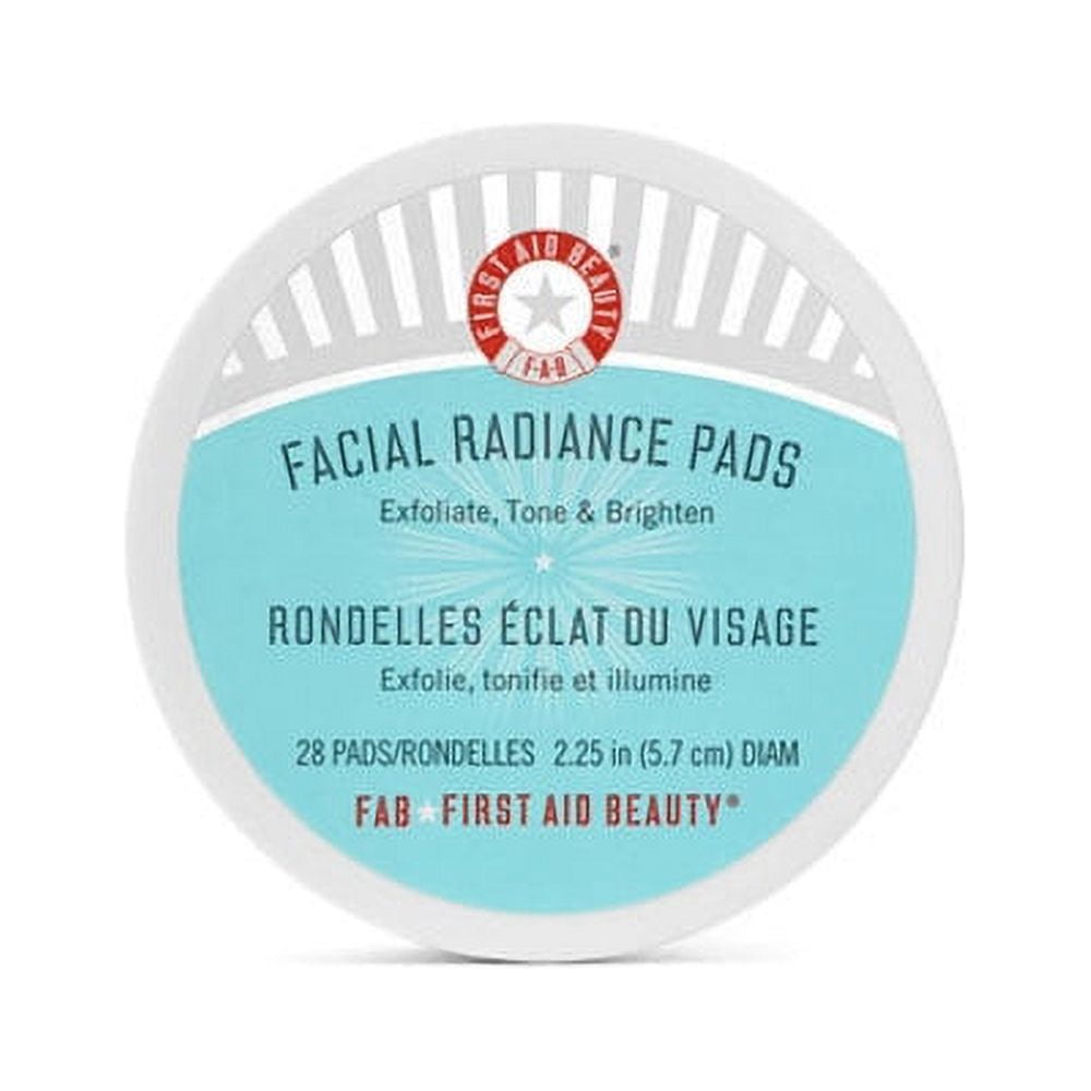 First Aid Beauty Facial Radiance Pads, Exfoliating Pads with AHA, 28 ...