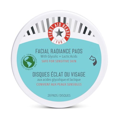First Aid Beauty - Facial Radiance Pads with Glycolic & Lactic Acids â ...