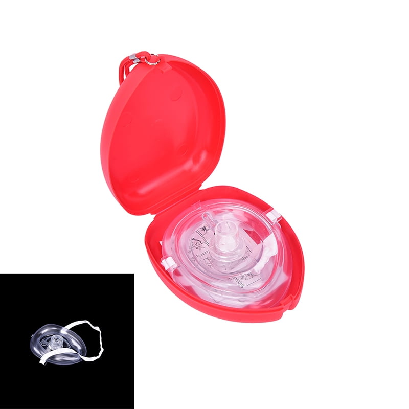 First Aid CPR Resuscitation Respirator Pocket Face Shield Mask ...