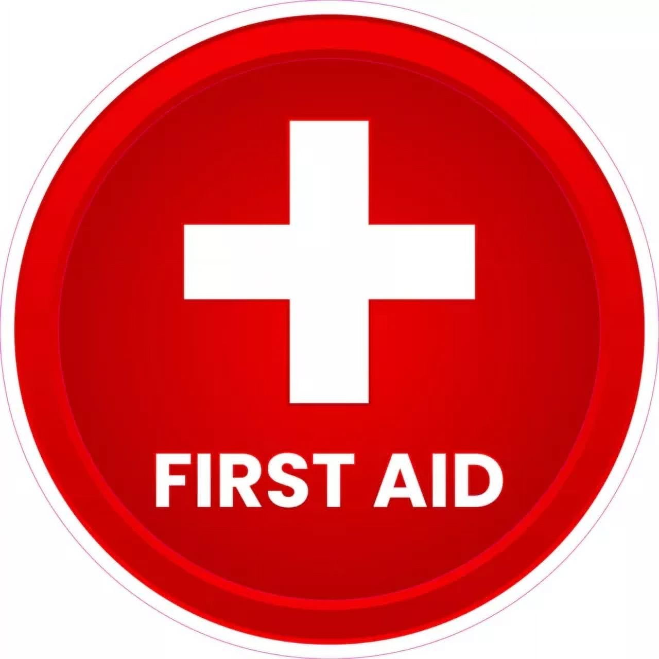 First Aid Cross Logo (Red And White) Sticker Window Decal Multiple ...