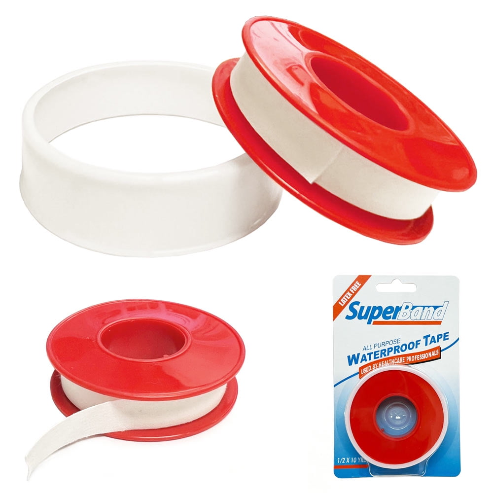 First Aid Dressing Tape Durable Cloth Medical Waterproof Adhesive 1/2 x ...