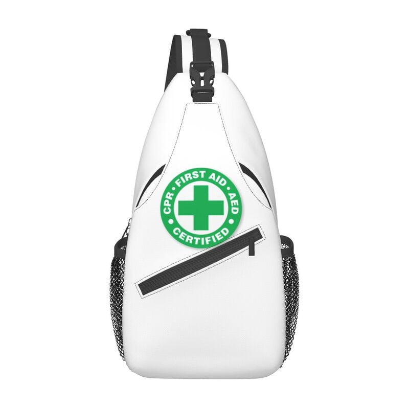 First Aid Emergency Medicine Crossbody Sling Backpack Men Custom Doctor ...