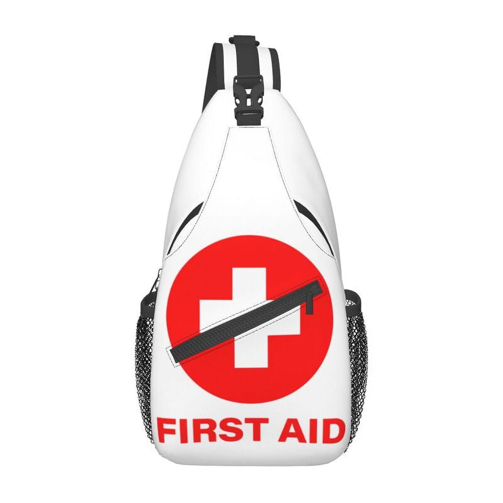 First Aid Emergency Medicine Crossbody Sling Backpack Men Custom Doctor ...
