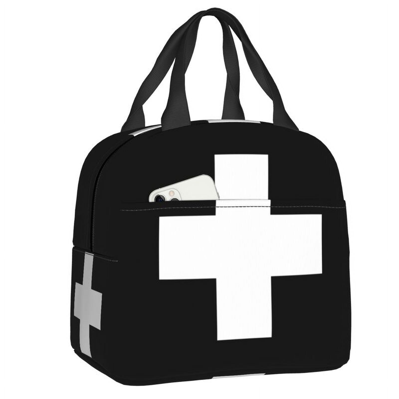 First Aid Emergency Medicine Insulated Lunch Bag for Doctor Nurse ...