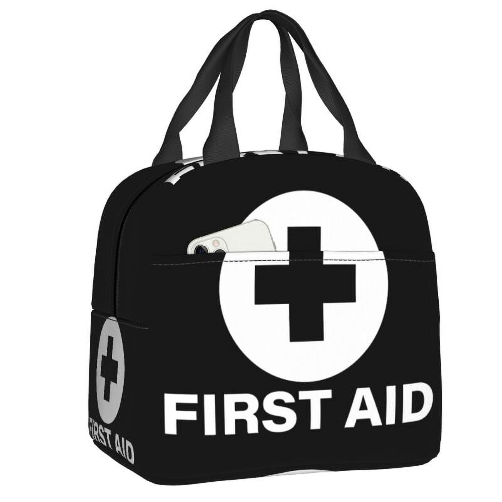 First Aid Emergency Medicine Insulated Lunch Box for Women Doctor Nurse ...