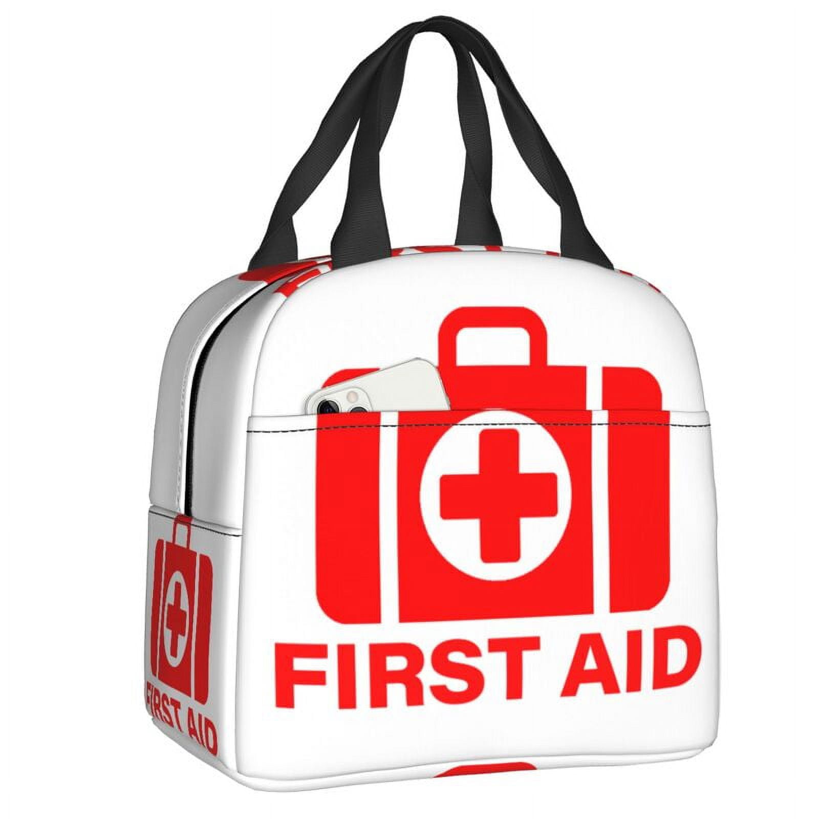 First Aid Emergency Medicine Insulated Lunch Box for Women Doctor Nurse ...