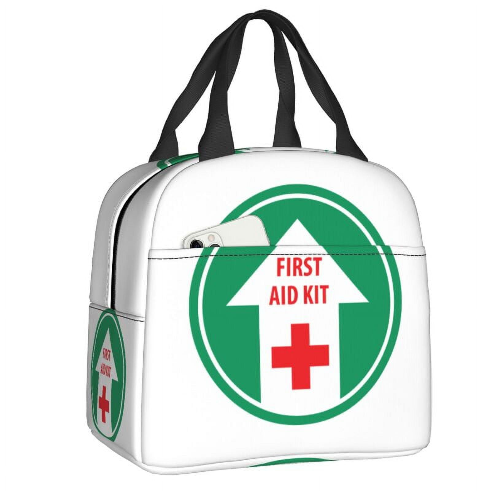First Aid Emergency Medicine Lunch Box Doctor Nurse Thermal Cooler Food ...