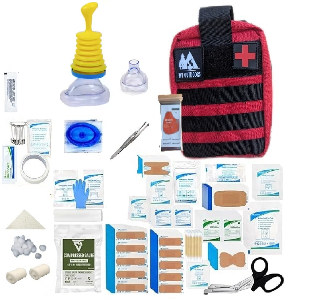 First Aid Kit IFAK for Car and Home anti bleed chocking , wound care ...