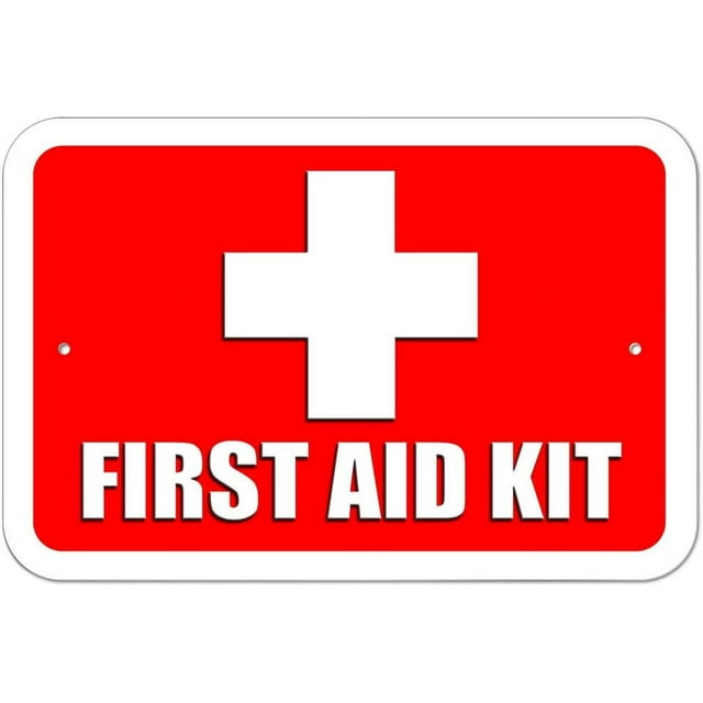 First Aid Kit Sign - Walmart.com