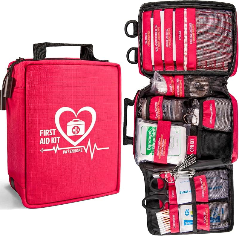 First Aid Kit, Trauma First Aid Kits with Labelled Compartments Molle ...