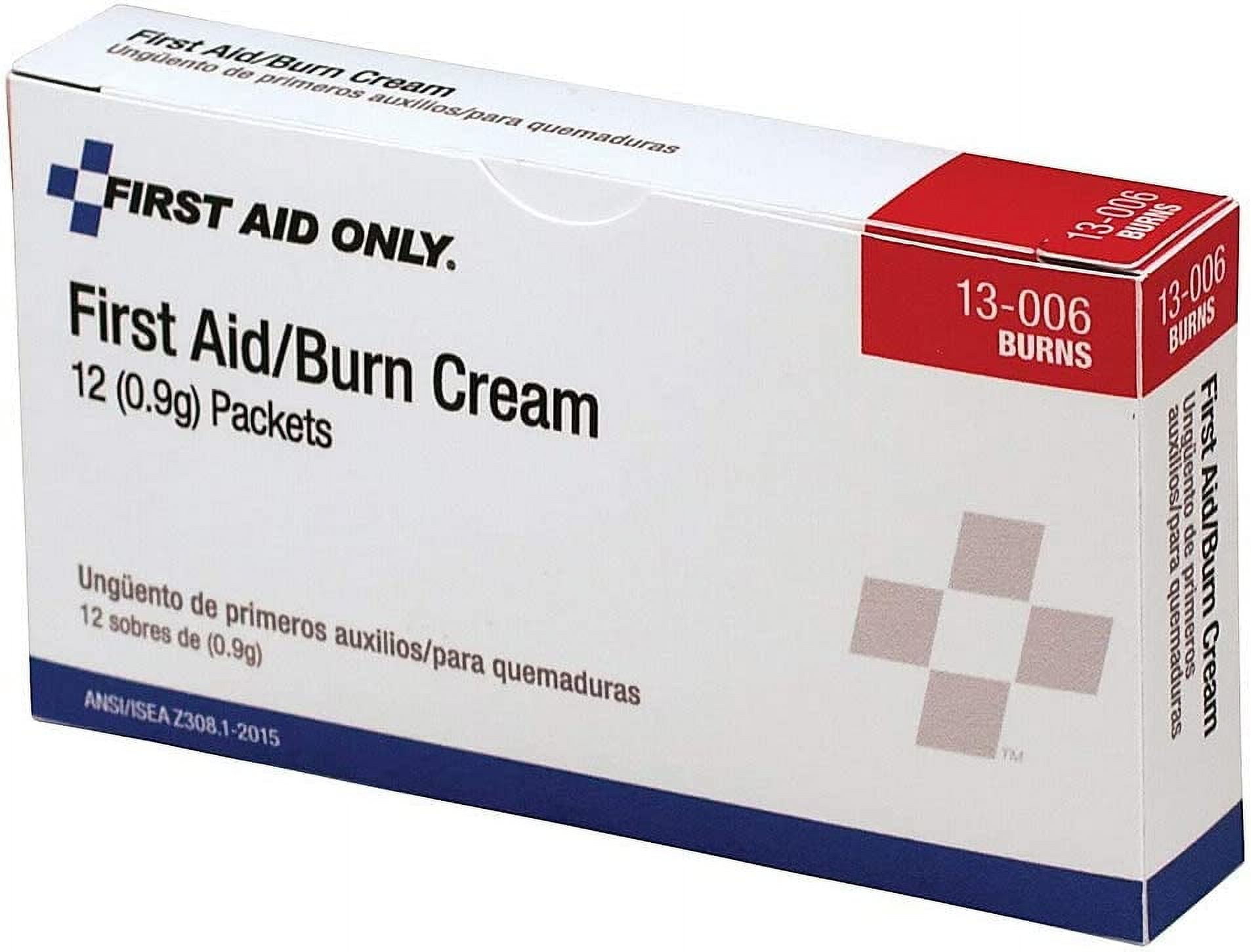 First Aid Only 13-006 First Aid/Burn Cream Packet (Box of 12) - Walmart ...