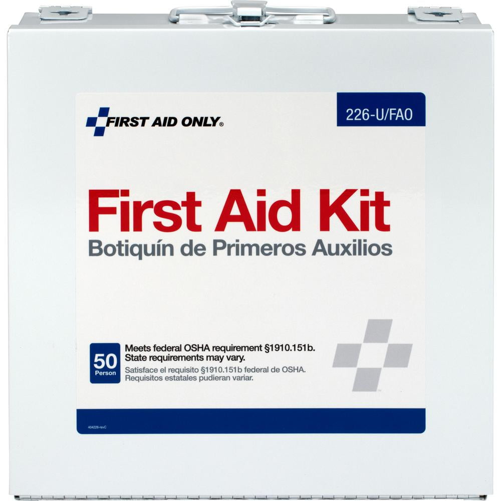 First Aid Only 196-piece Worksite First Aid Kit HSA/FSA Eligible ...