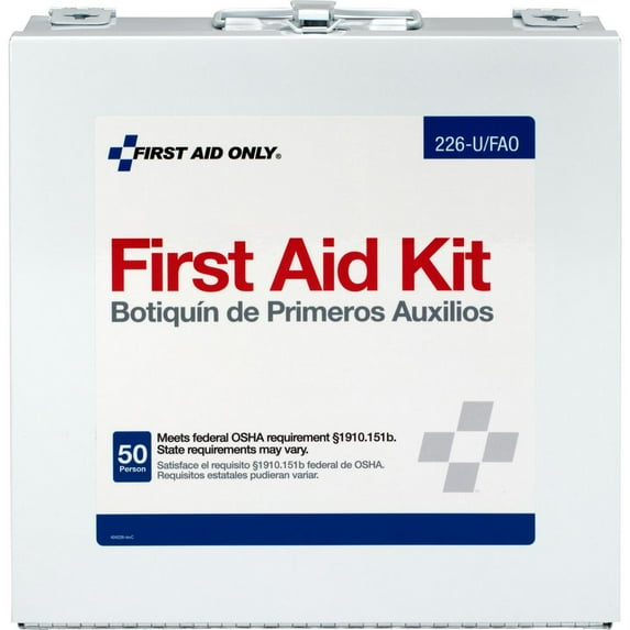 First Aid Only 196-piece Worksite First Aid Kit HSA/FSA Eligible ...