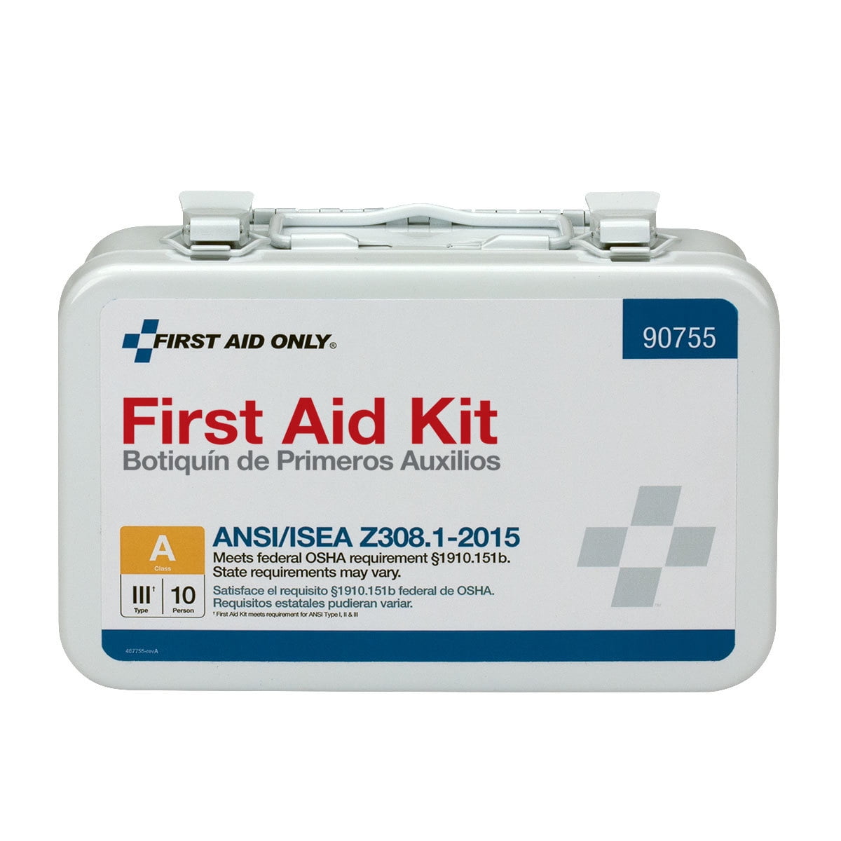 First Aid Only 71 Piece Metal First Aid Kit, ANSI Compliant - Walmart.com