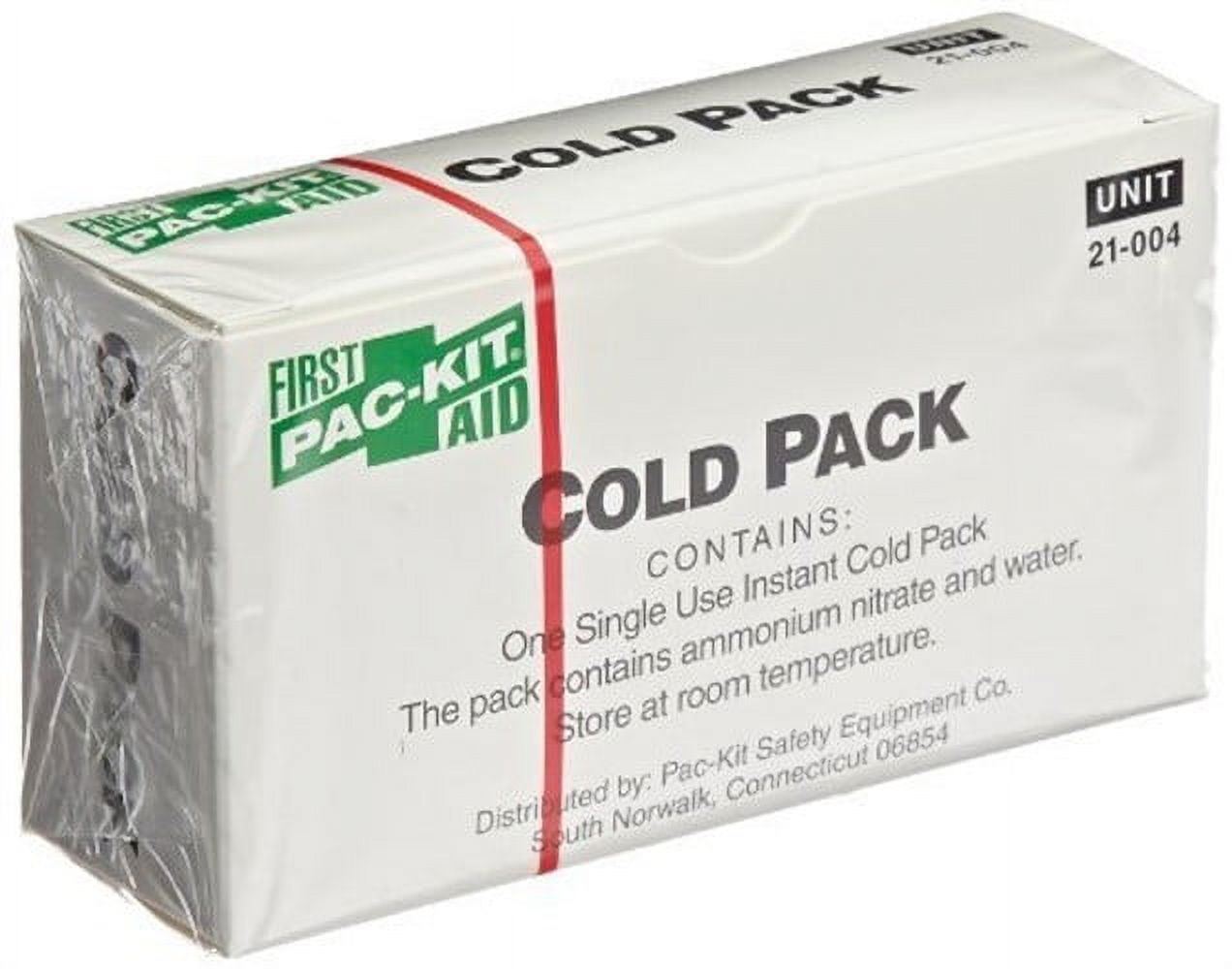 First Aid Only Disposable Plastic 4 x 5" Instant Cold Pack B503-5 5 per ...