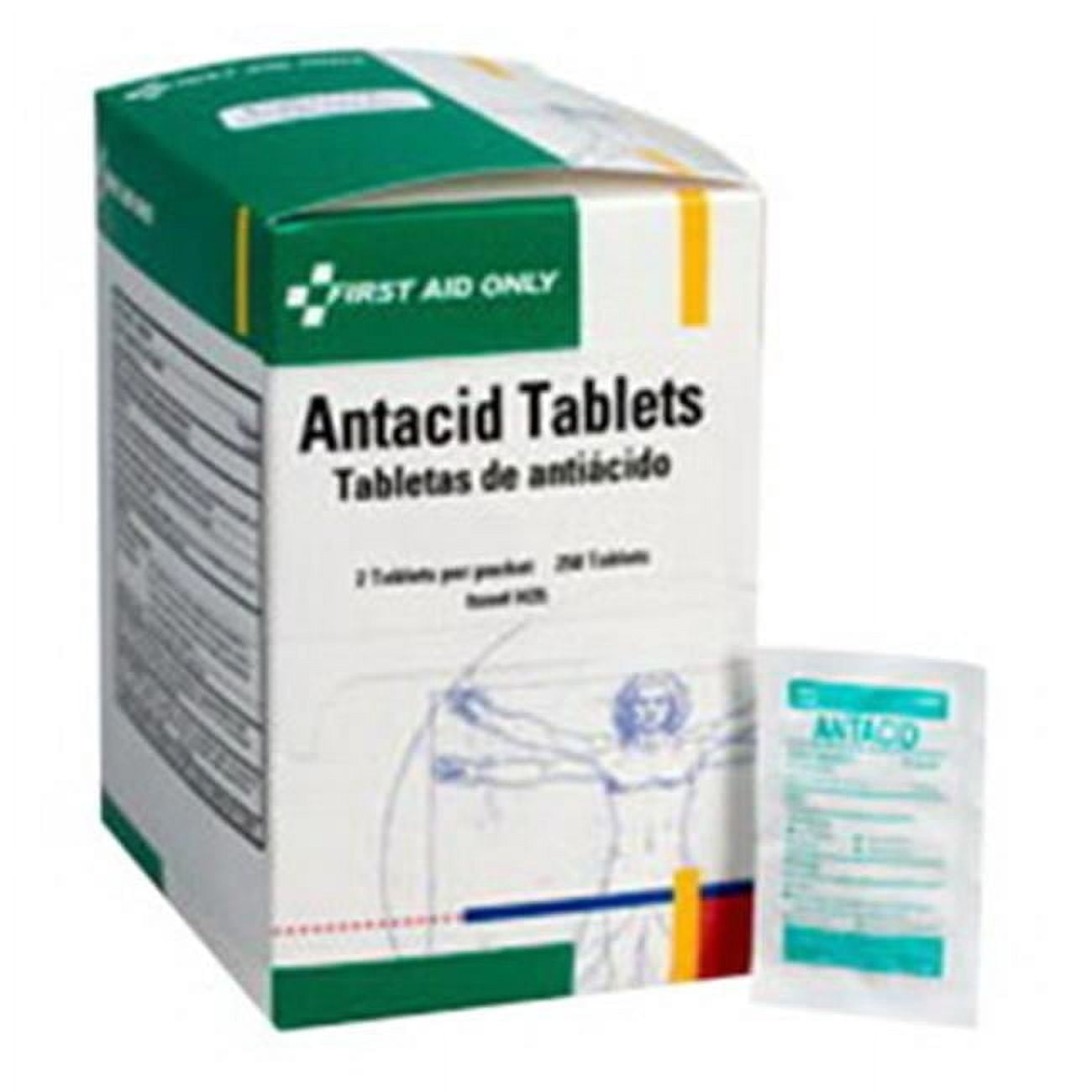 First Aid Only FAO First Aid Antacid Tablet - 250 Count - Walmart.com