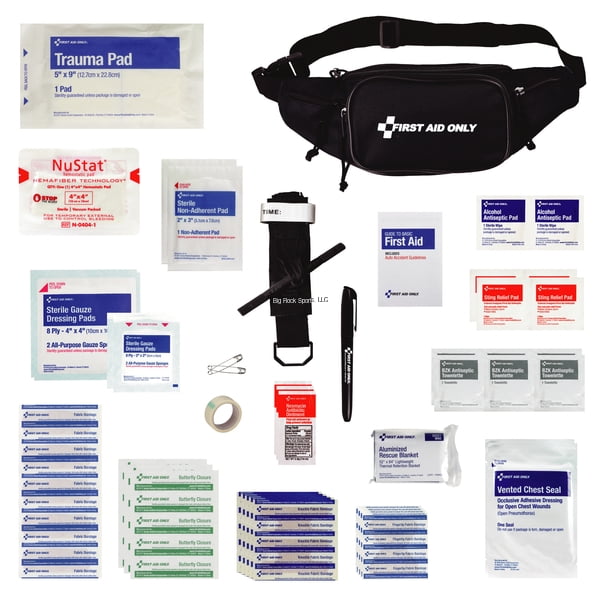 First Aid Only Fanny Pack Outdoor First Aid Kit, 47 Pieces - Walmart.com