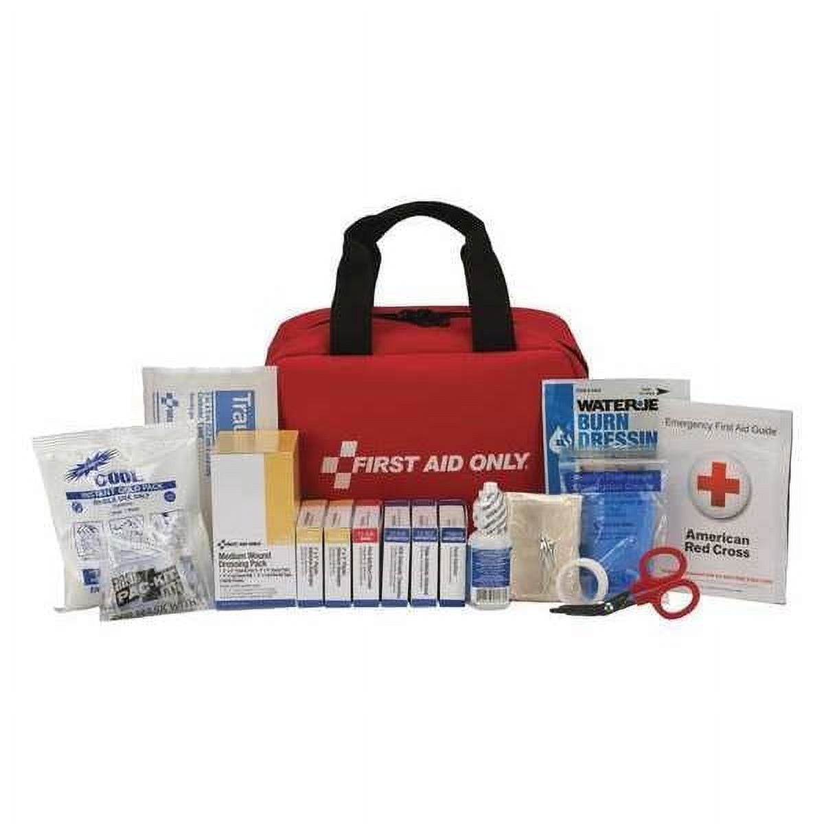 First Aid Only First Aid Kit w/House,100pcs,7x5",Red 90594 HSA/FSA ...