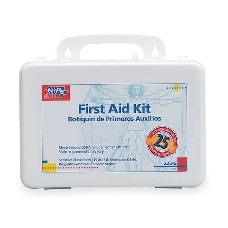 First Aid Only First Aid Kit w/House,107pcs,3x7",WHT 223 HSA/FSA ...