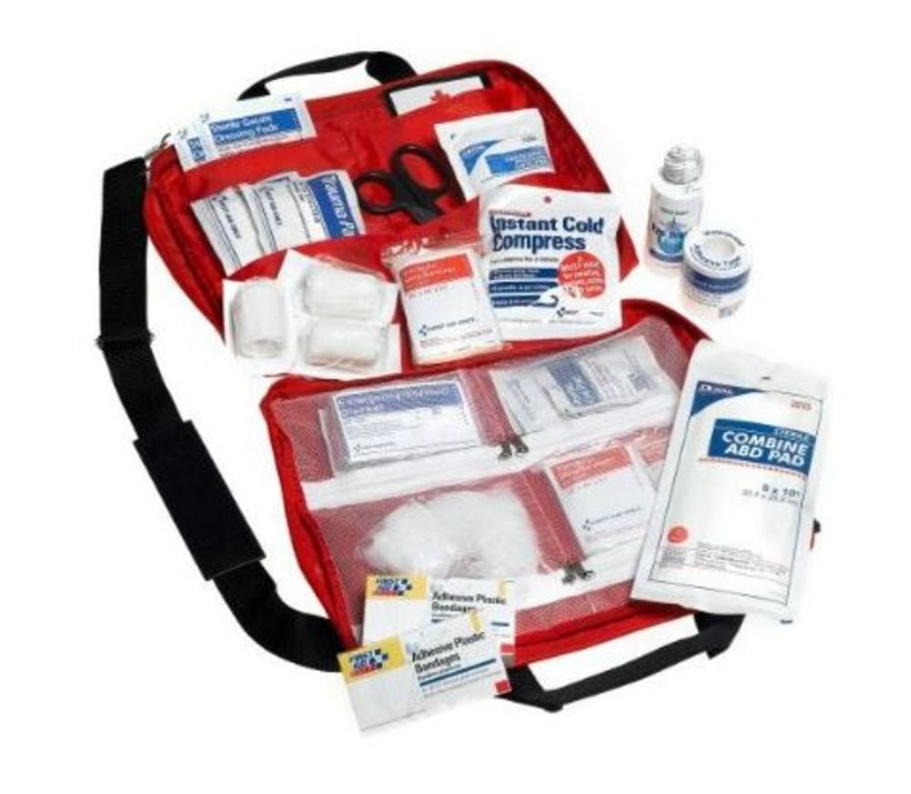 First Aid Only First Responder Kits, 100 Denier Cordura Bag, 120 Piece ...