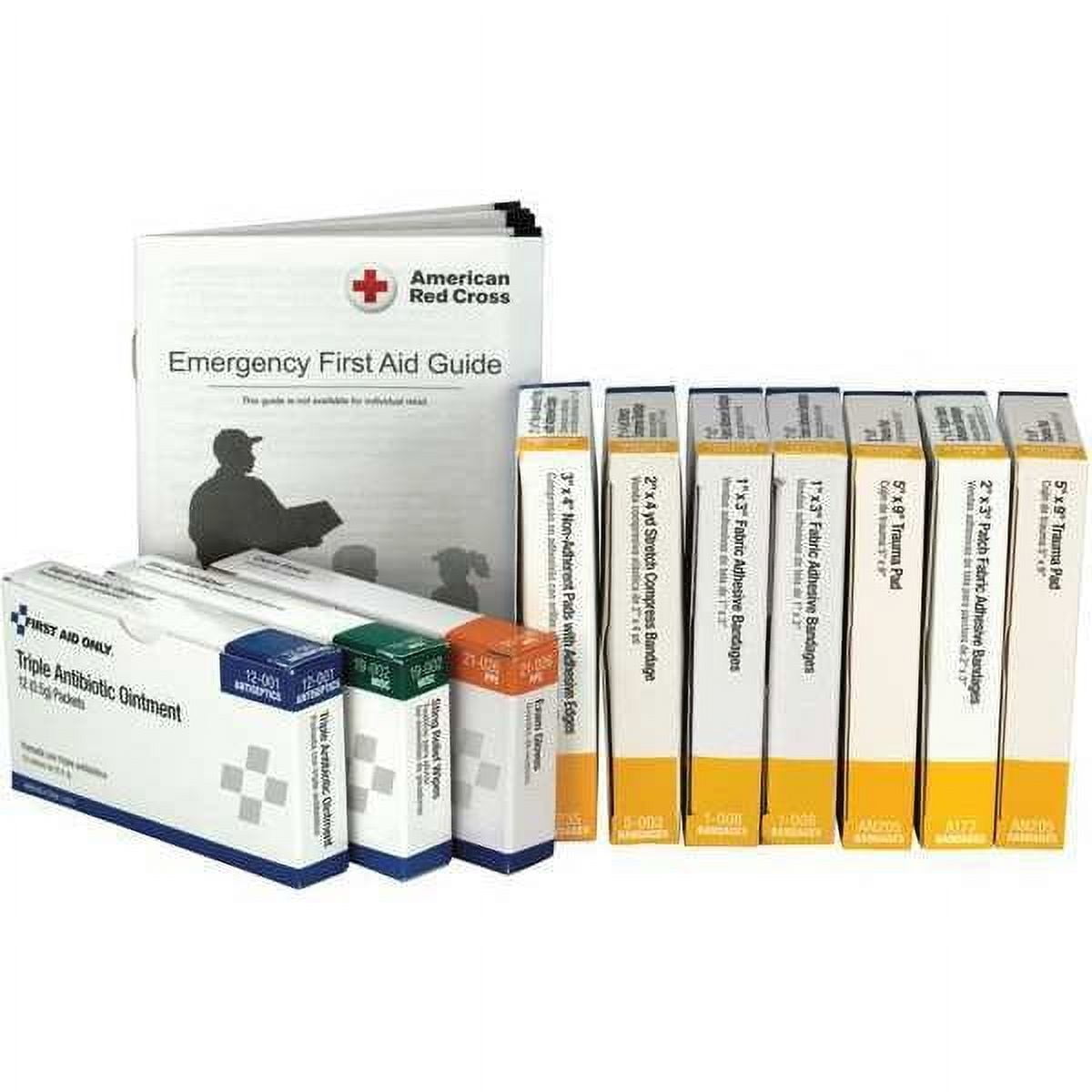 First Aid Only Partial Refill/Kit,80pcs,2x7",White 9082-H-B - Walmart.com