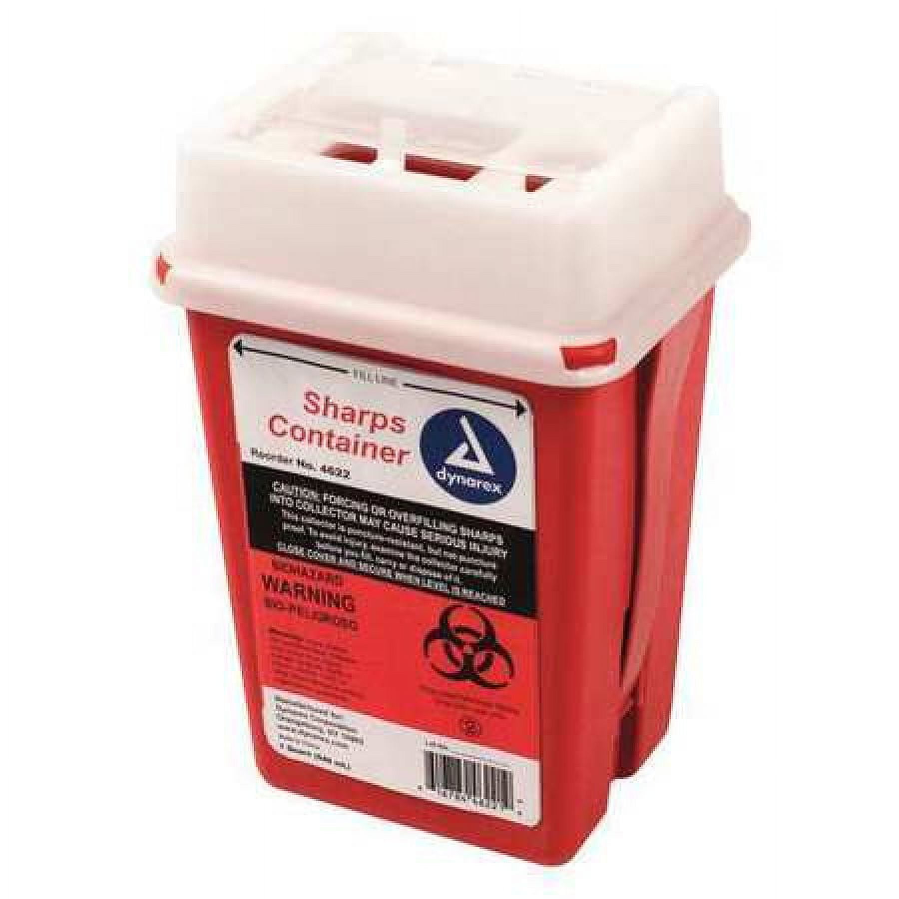 First Aid Only Sharps Container,1/4 Gal.,Sliding Lid M949 - Walmart.com