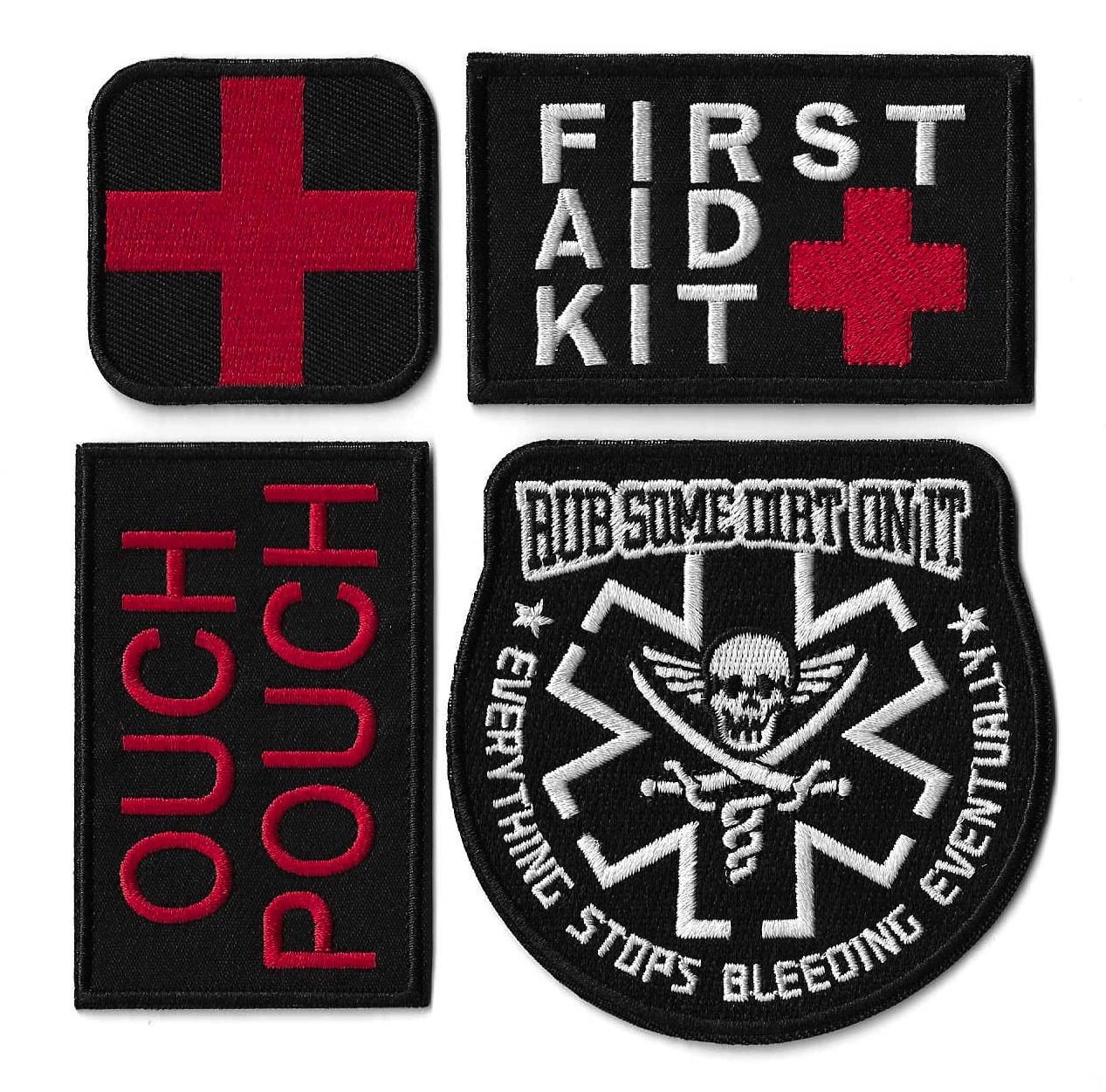 First Aid Patches 4pc Set | Ouch Pouch Everything Stops Bleeding ...