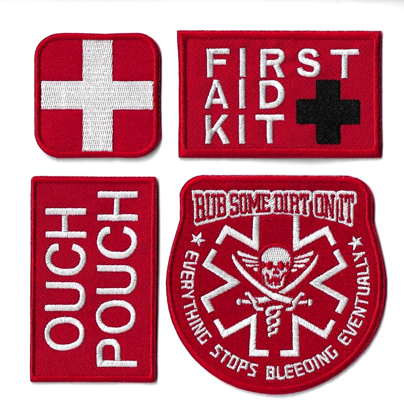 First Aid Patches 4pc Set | Ouch Pouch Everything Stops Bleeding First ...
