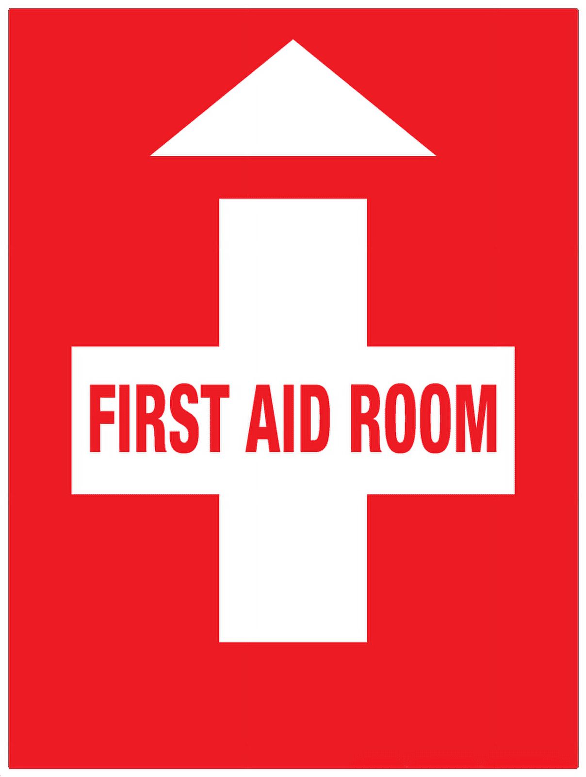 First Aid Room Sign Safety Restriction Alert Attention Caution Warning ...