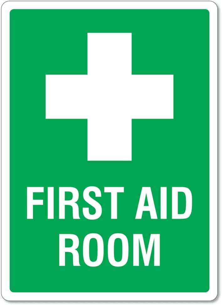 First Aid Room Sign Safety Signs First Aid Signs Metal Tin Sign 8x12 ...