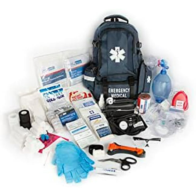 First Aid Tactical Bag Kit - EMT Emergency First Responder Rescue ...