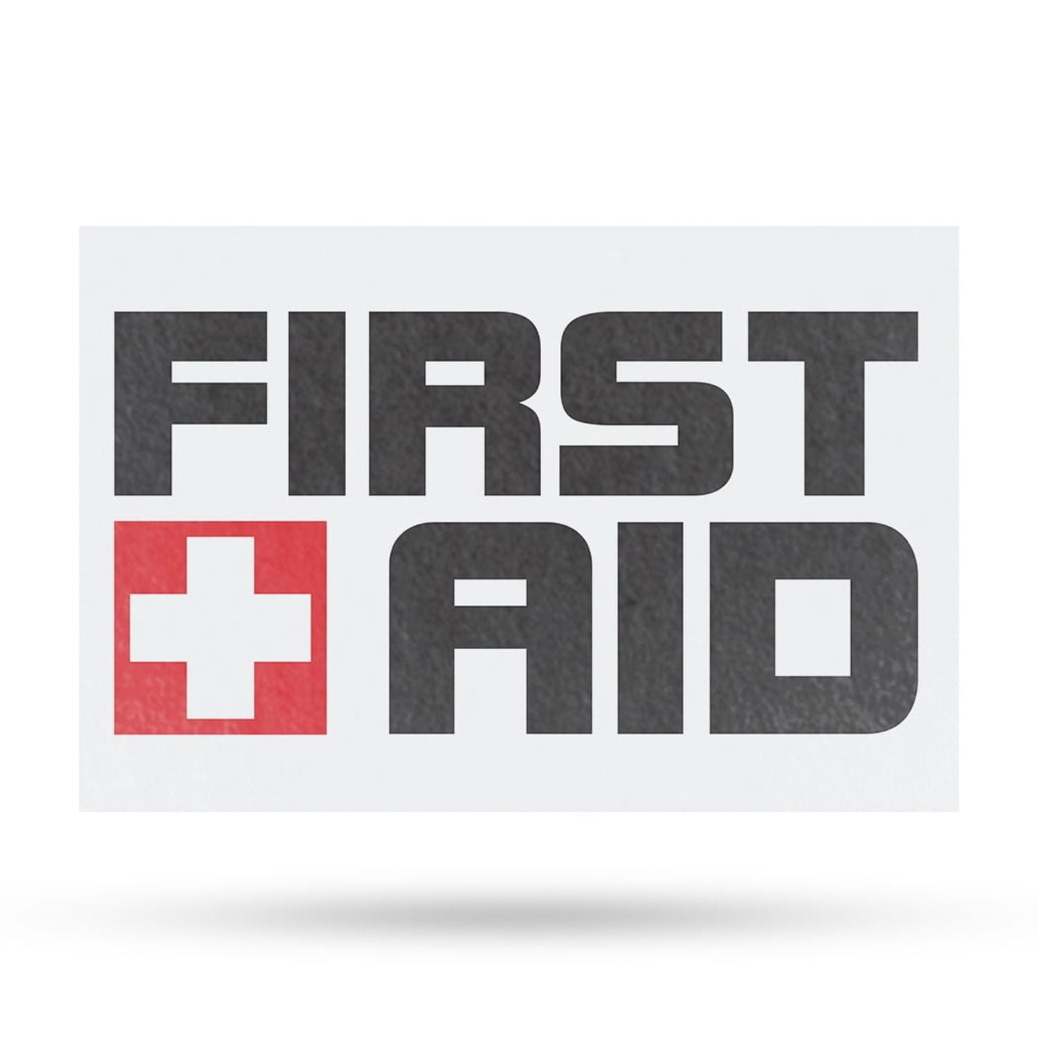 First Aid Vinyl Decal 18 Inch x 24 Inch Weatherproof Heavy-Duty ...