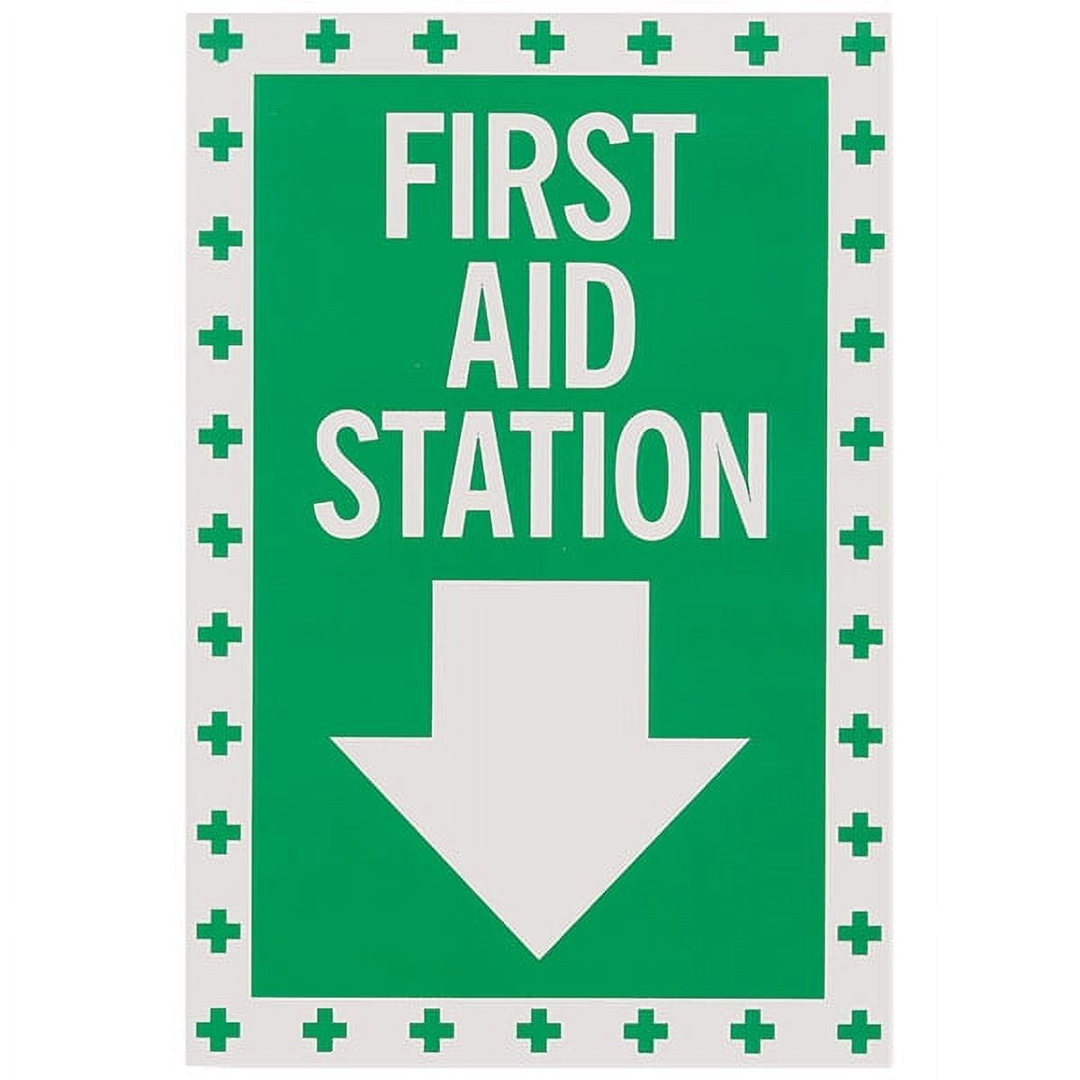 “First Aid” Vinyl Sign (4 Units) - Walmart.com