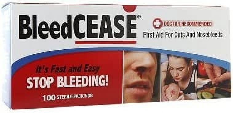 First Aid for Cuts and Nosebleeds Sterile Packings-100 ea - Walmart.com