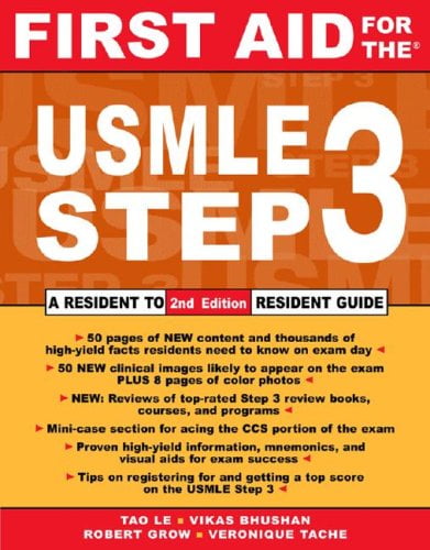 Pre-Owned First Aid for the USMLE Step 3 (Paperback) 0071487964 ...