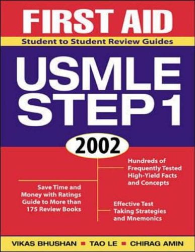 Pre-Owned First Aid for the USMLE Step 1 (Student to student review ...