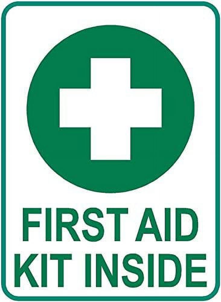 First Aid kit Decal 4" x 5" fire Alert Emergency Window 3M Reflective ...