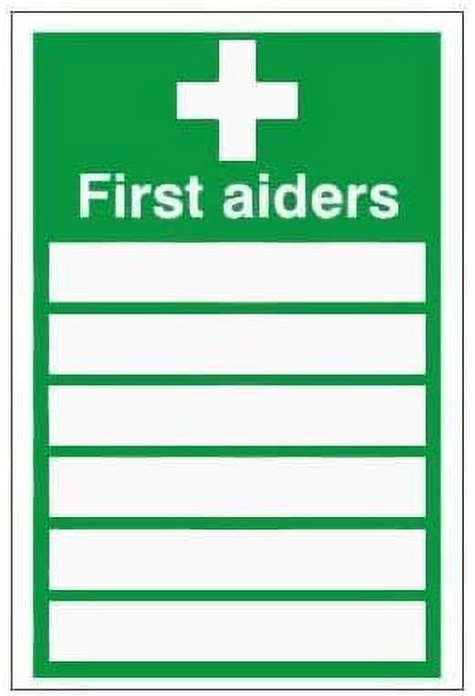 First Aiders Sign Safety Signs, First Aid Signs Metal Sign Danger ...