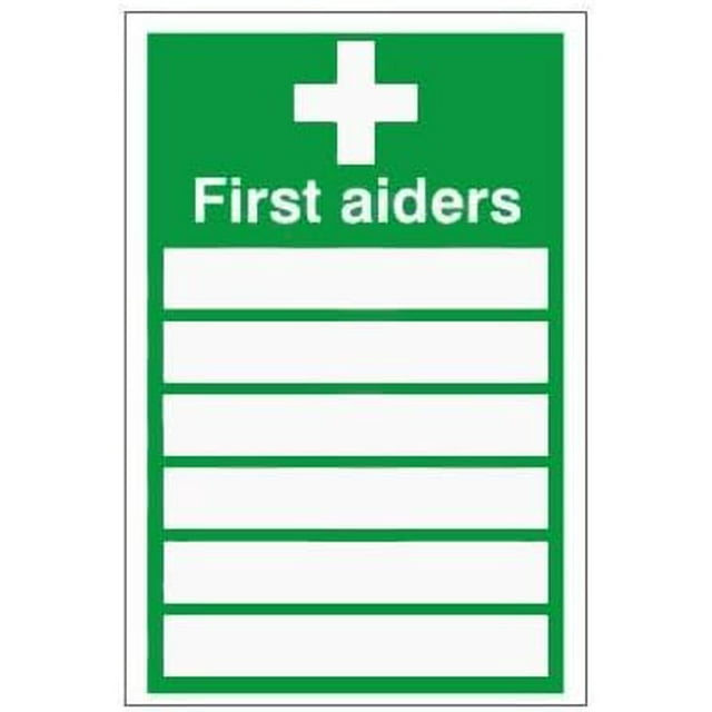 First Aiders Sign Safety Signs, First Aid Signs Metal Sign Danger ...