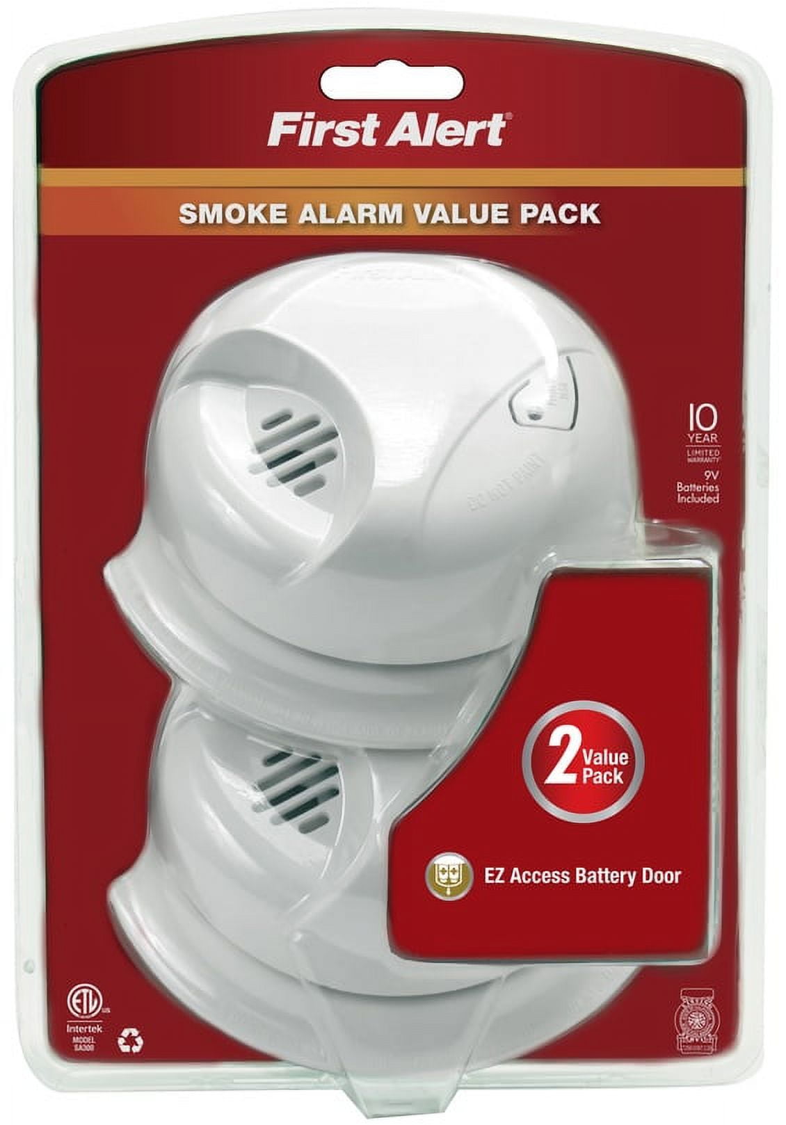 First Alert 1039792 Ionization Smoke Alarm, 9 Volts - Walmart.com