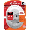 First Alert 1046828 Battery-Operated Smoke Alarm, 2-Pack, 9V Batteries ...