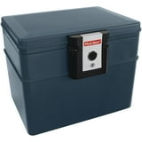 First Alert, Water and Fire Protector File Chest, 0.62 Cu.Ft, Key Lock ...