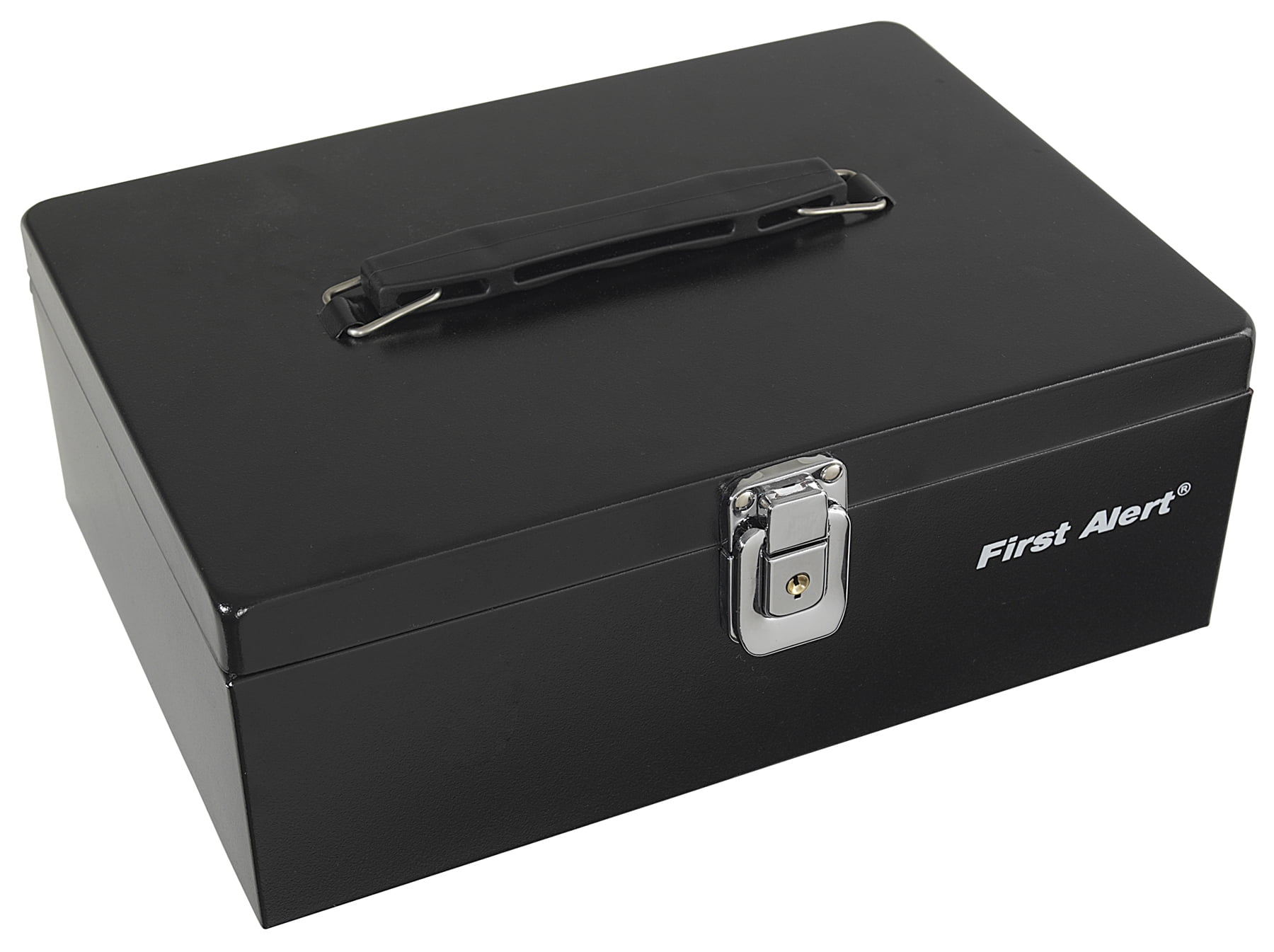 First Alert 3020F Black Steel Cash Box - Walmart.com