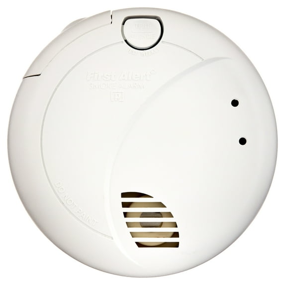 First Alert Hardwired Photoelectric Smoke Detector, Battery Backup ...