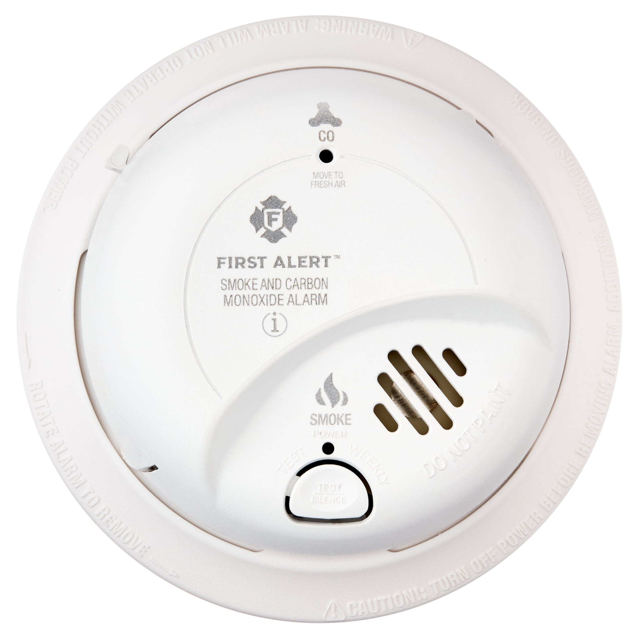 First Alert BRK SC9120B Hardwired Smoke & CO Detector with Battery ...