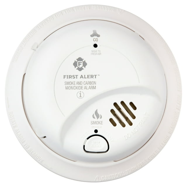 First Alert BRK SC9120B Hardwired Smoke & CO Detector with Battery ...