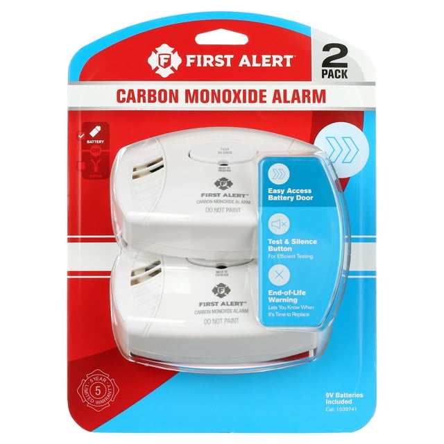 First Alert Battery-Powered Electrochemical Carbon Monoxide Detector - Walmart.com