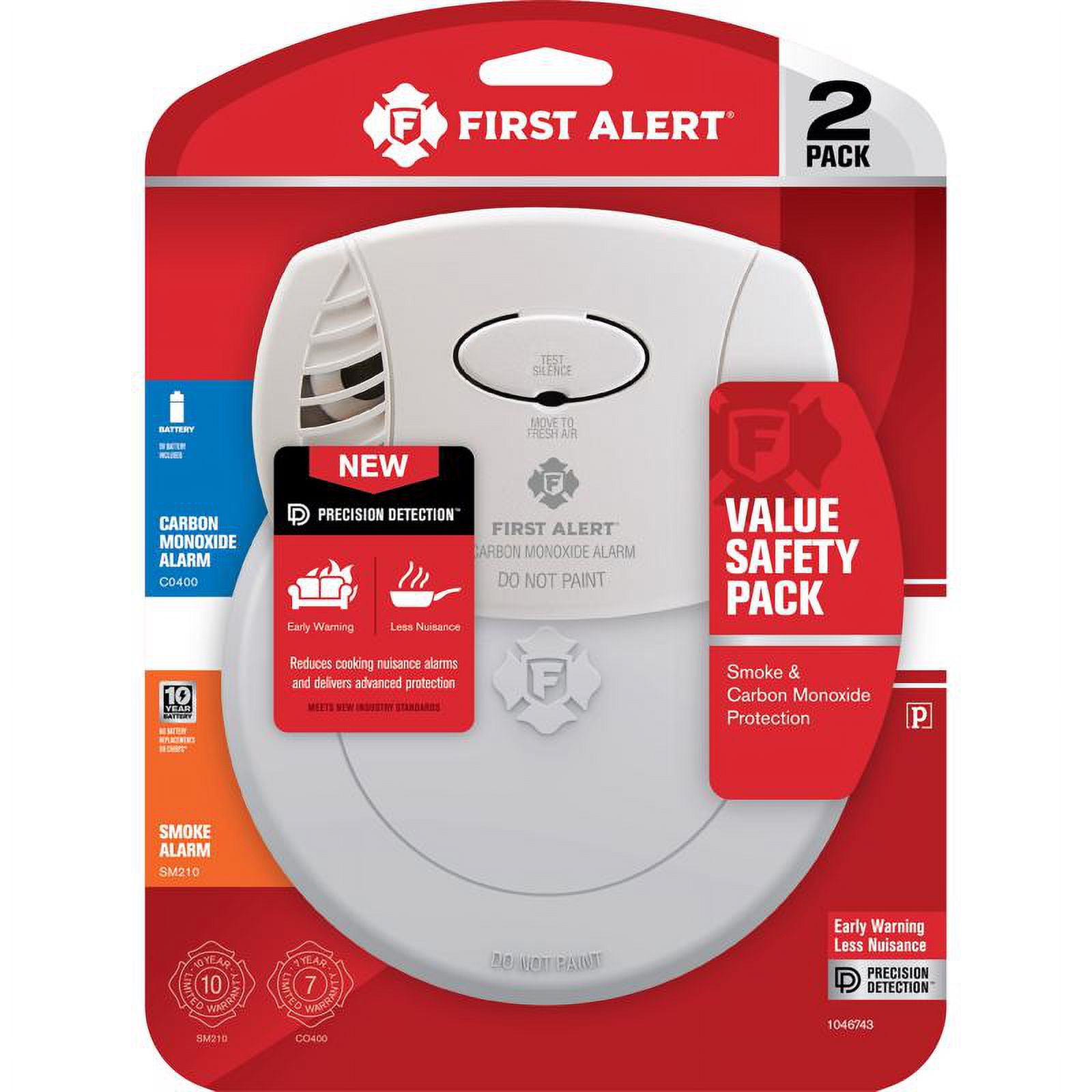 First Alert Battery-Powered Photoelectric Smoke and Carbon Monoxide ...