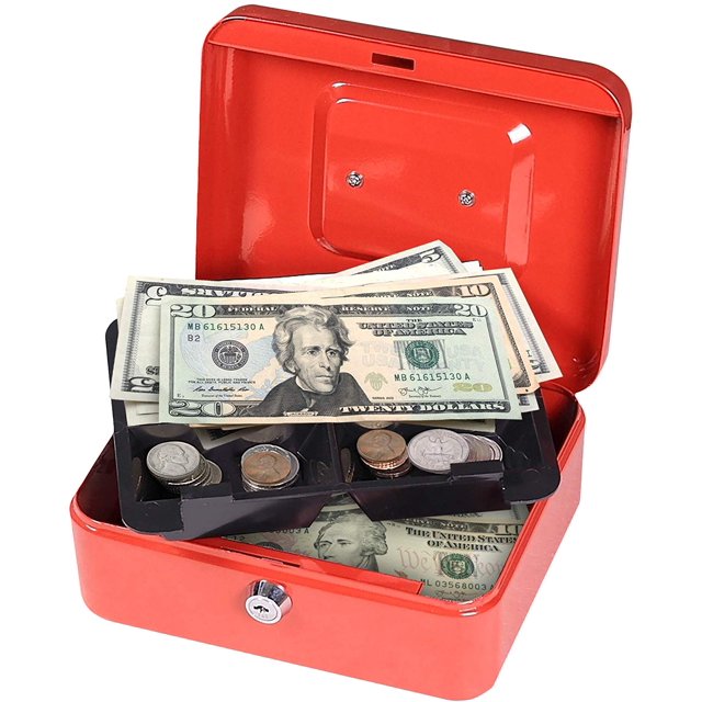 First Alert Cash Box, Limited Edition, Red - Walmart.com