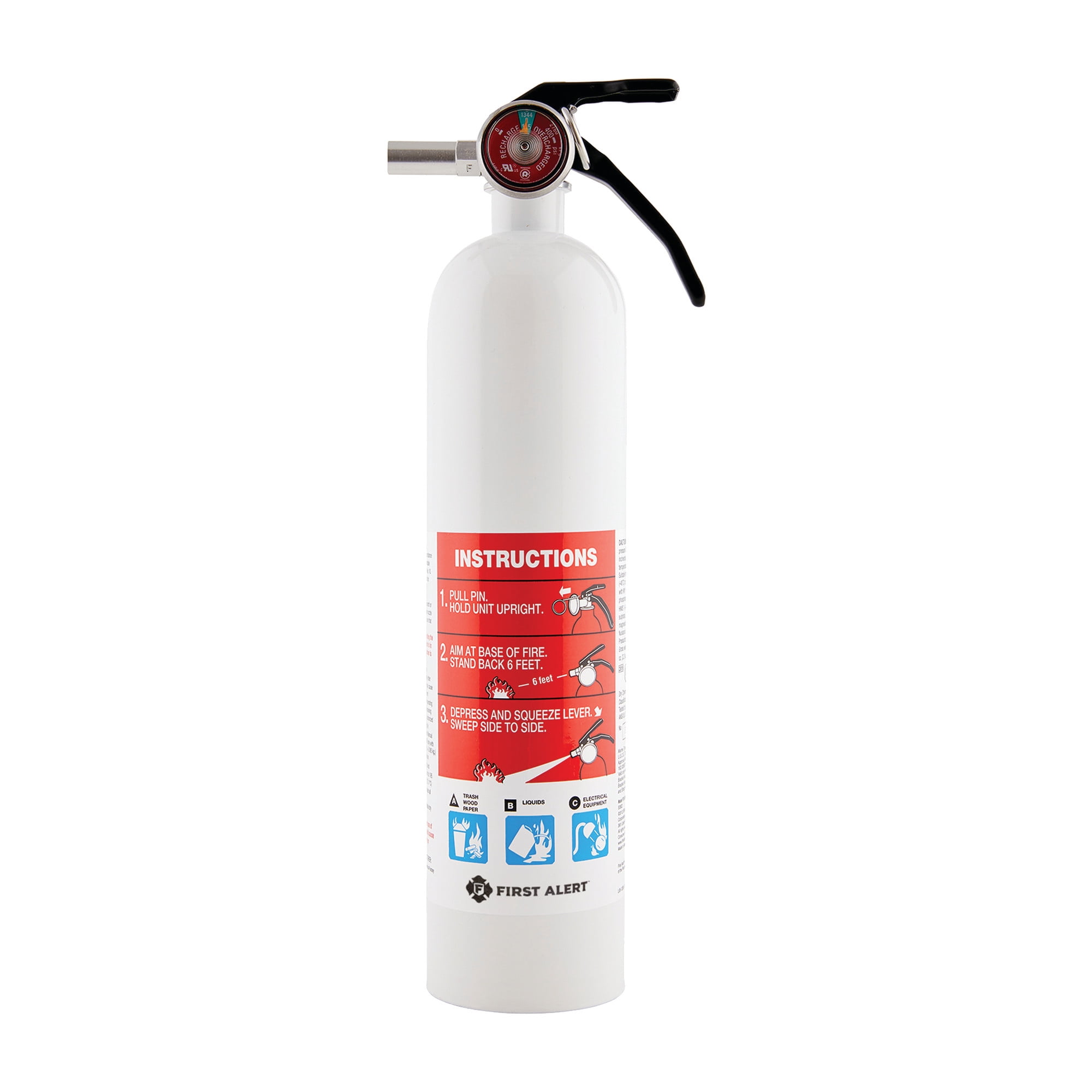 First Alert FE1A10GOWA General Purpose Fire Extinguisher 1-A:10-B:C ...